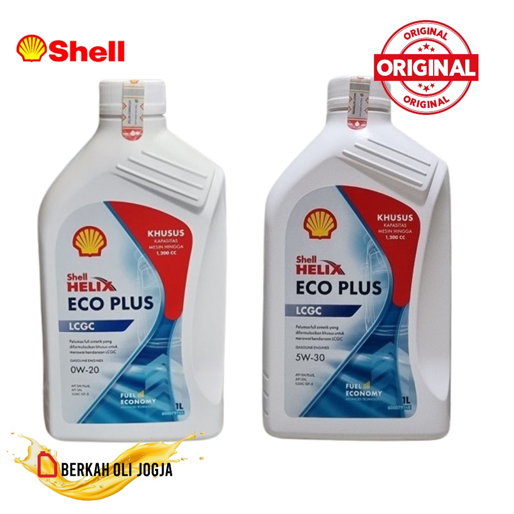 Jual Shell Helix Eco Plus 0W-20 | 5W-30 Oli Mesin Mobil Shell Helix Eco ...