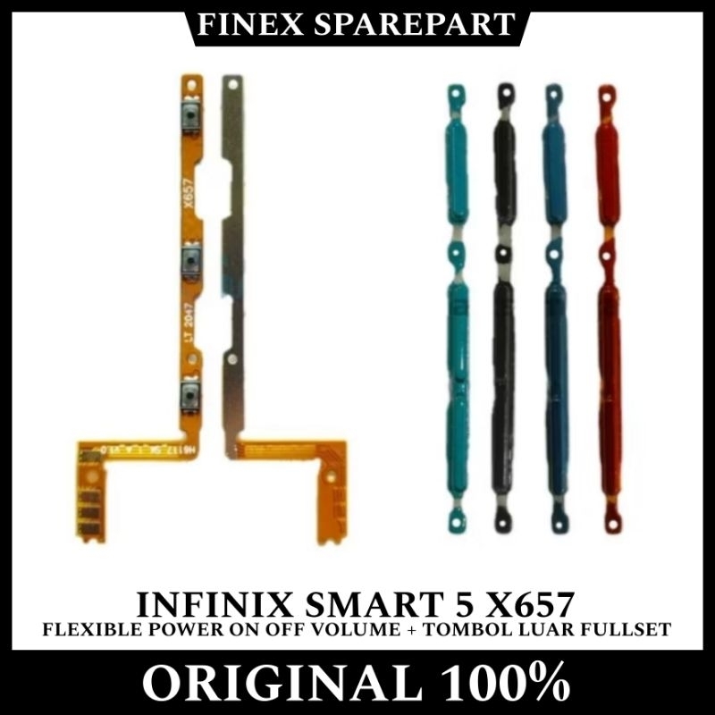 Jual PERNIK TOMBOL LUAR POWER ON OFF VOLUME + FLEXIBLE FLEKSIBEL POWER ON OFF VOLUME INIFINIX ...
