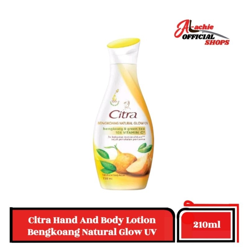 Jual Citra Bengkoang Natural Glow UV Hand & Body Lotion 210ml | Shopee Indonesia