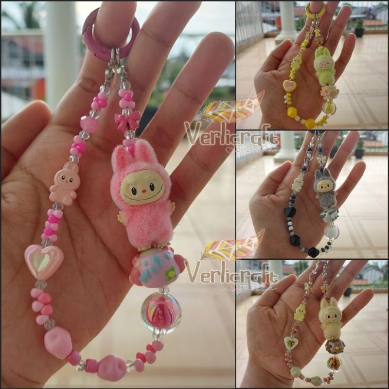 Jual Labubu Strap Phone | Phone strap Labubu | Gantungan Hp Labubu ...