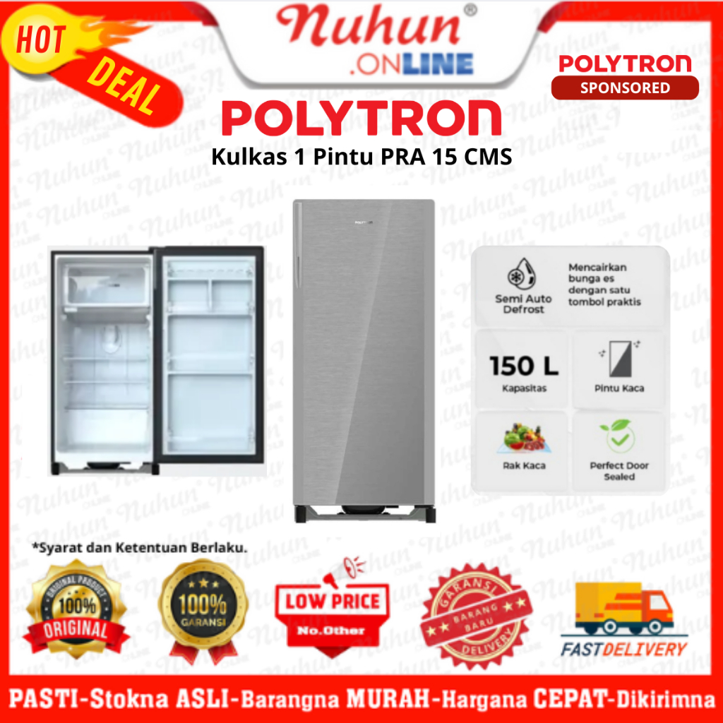 Jual POLYTRON PRA 15 CMS KULKAS 1 PINTU PRA 15 CMS | Shopee Indonesia
