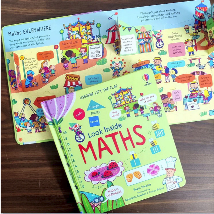 Jual [ABCKIDS] SEGEL Look Inside Maths Board Book - Buku Lift the Flap ...