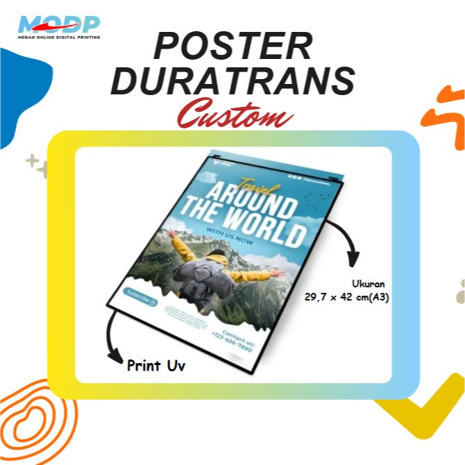 Jual Cetak Poster Dura Trans Print UV A3 - Cetak Laminating Glossy ...