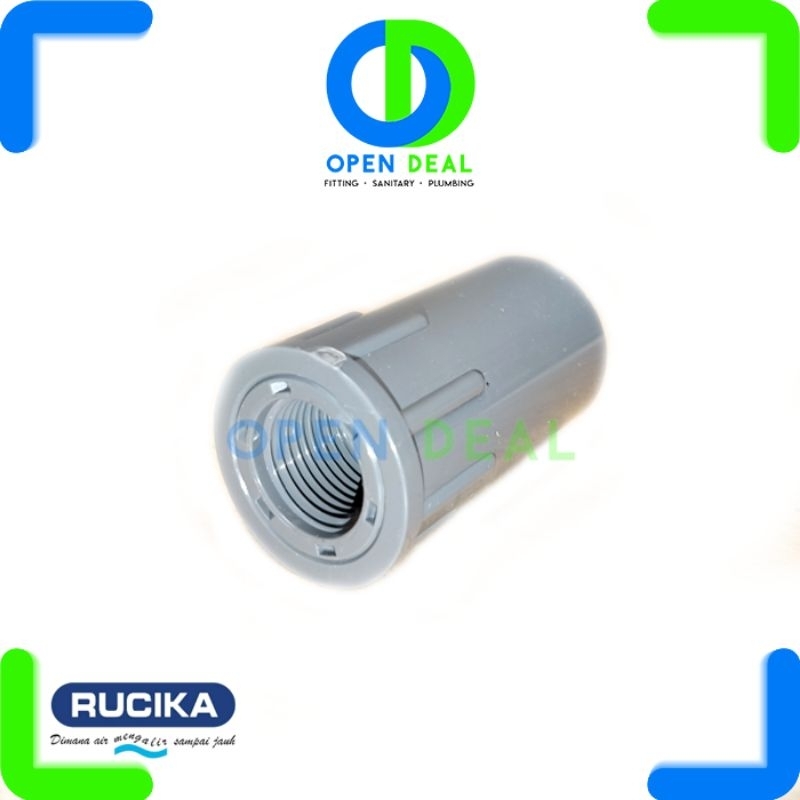 Jual SDD 1/2 x 3/4 inch Aw RUCIKA / Sok Drat Dalam Pvc 1/2x3/4 in ...
