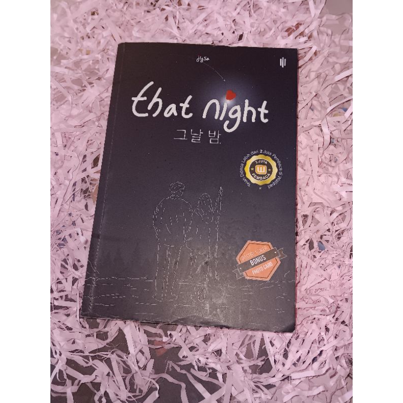 Jual That Night BTS Novel (Preloved Books) | Shopee Indonesia