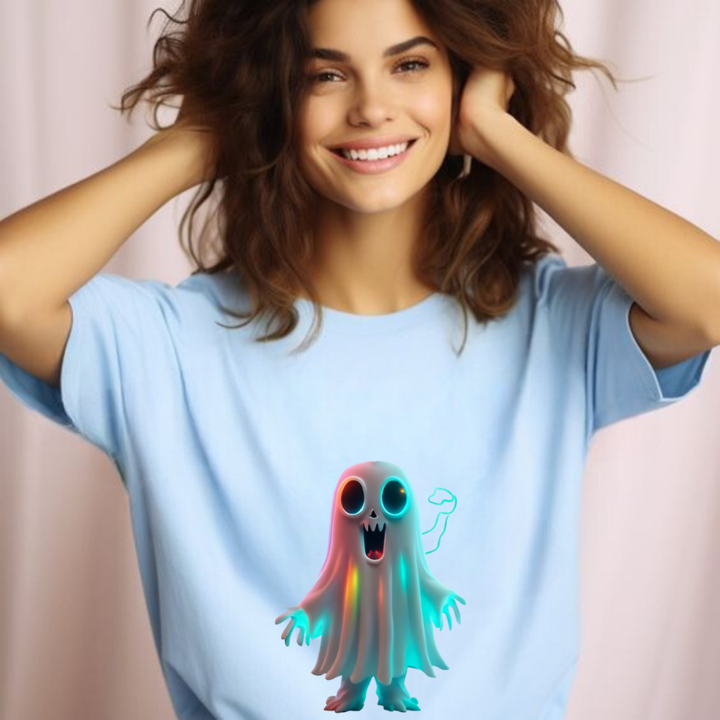 Jual Streetwear TShirt Vintage Design Logo Simple Ghost Full Colour ...