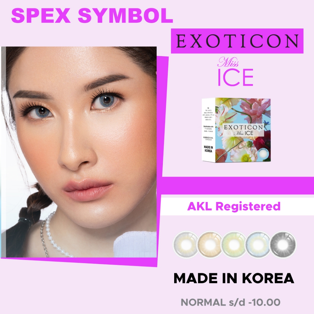 Jual Spex Symbol Softlens Miss Ice Varian Olivia | Billie | Kendal By ...