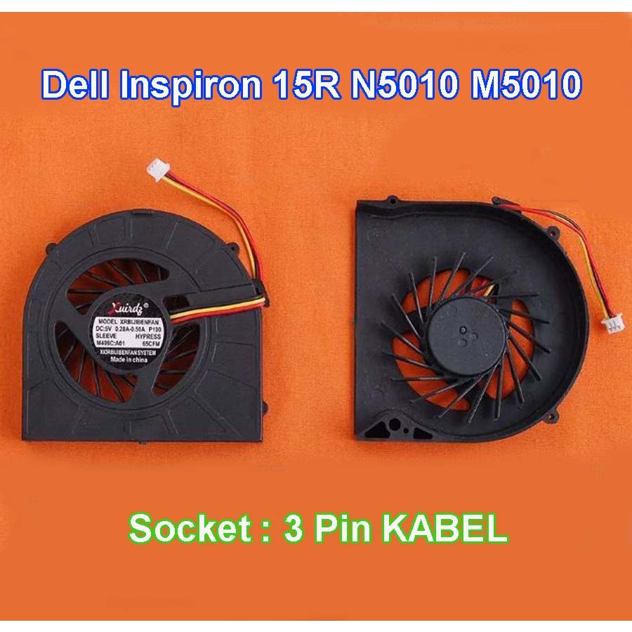 Jual Fan Processor DELL Inspiron P10F 15R M5010 N5010 3 PIN | Shopee ...