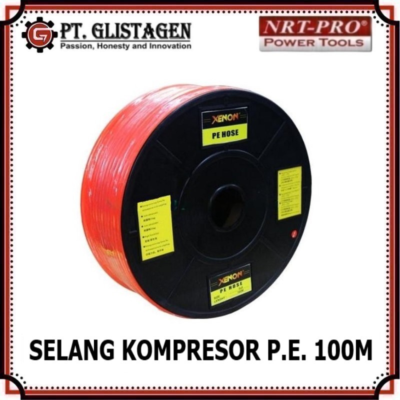Jual Selang Angin Kompresor Spiral Recoil Hose 100M Selang PE Tubing ...