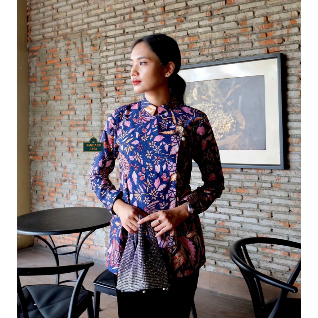 Jual SANDANG JAYA - Kebaya Janggan Dian Sastro Blus Batik Wanita ...