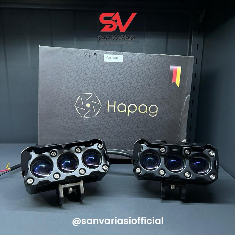 Jual MINI PROJECTOR HAPAG 3 LENS PURPLE LENS 70WATT | Shopee Indonesia