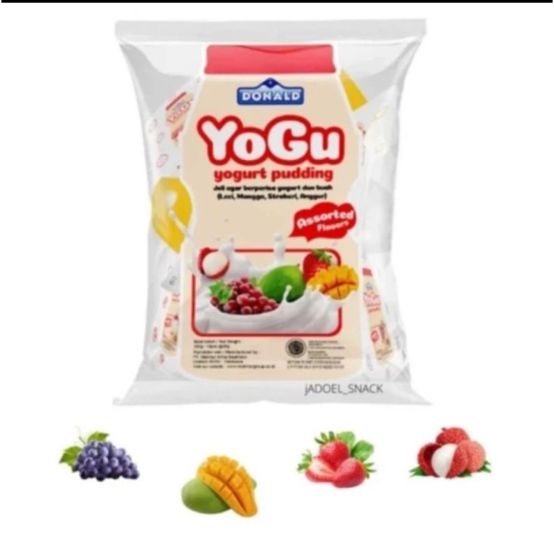 Jual Puding Cup Yogurt Rasa Buah: DONALD YOGU CUP Bentuk Kotak Lucu ...