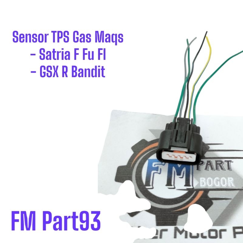 Jual Soket Sensor TPS Gas Maqs Suzuki Satria F Fu F1 GSX R Bandit 150 ...
