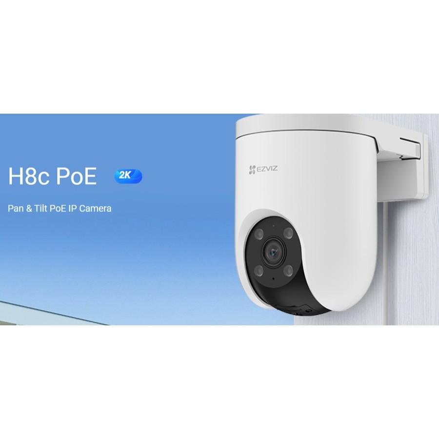 Jual EZVIZ CS-H8C 3MP 2K PoE ColorVu Pant & Tilt CCTV Outdoor Smart IP Camera From Hikvision 2 ...