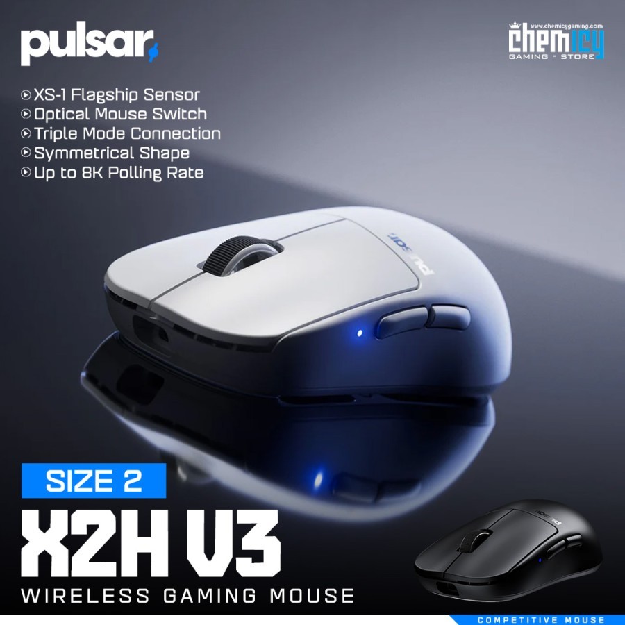 Jual Pulsar X2H V3 / X2-H V3 Ultra-Lightweight Wireless Gaming Mouse ...