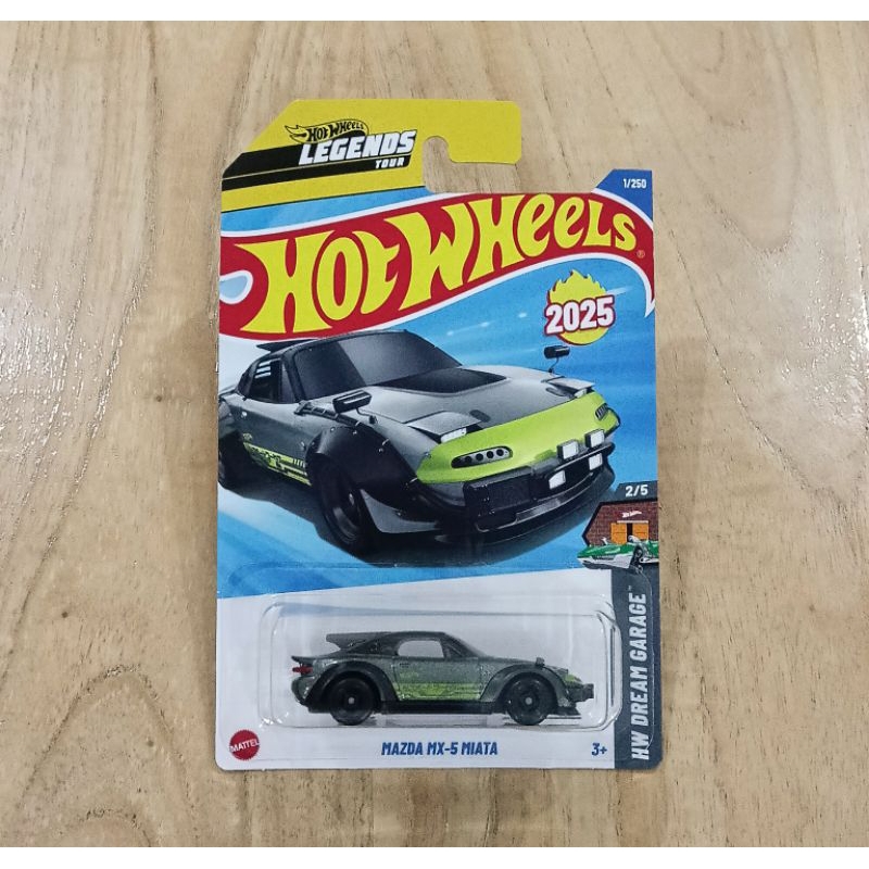 Jual Hot Wheels 2025 Mazda MX-5 Miata Legend Tour grey Original Mattel ...