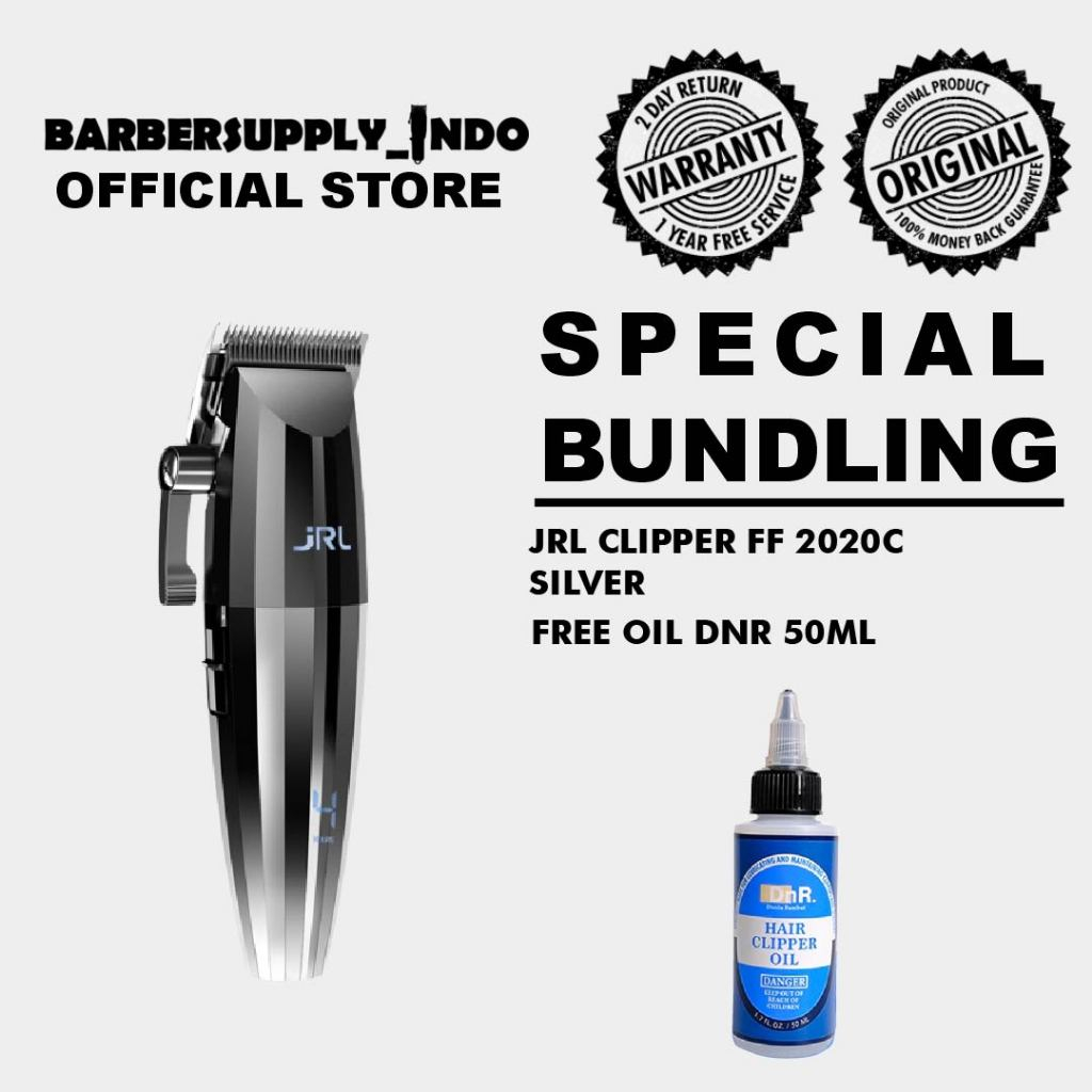 Jual JRL CLIPPER FF 2020C SILVER MESIN ALAT CUKUR RAMBUT ORIGINAL ...
