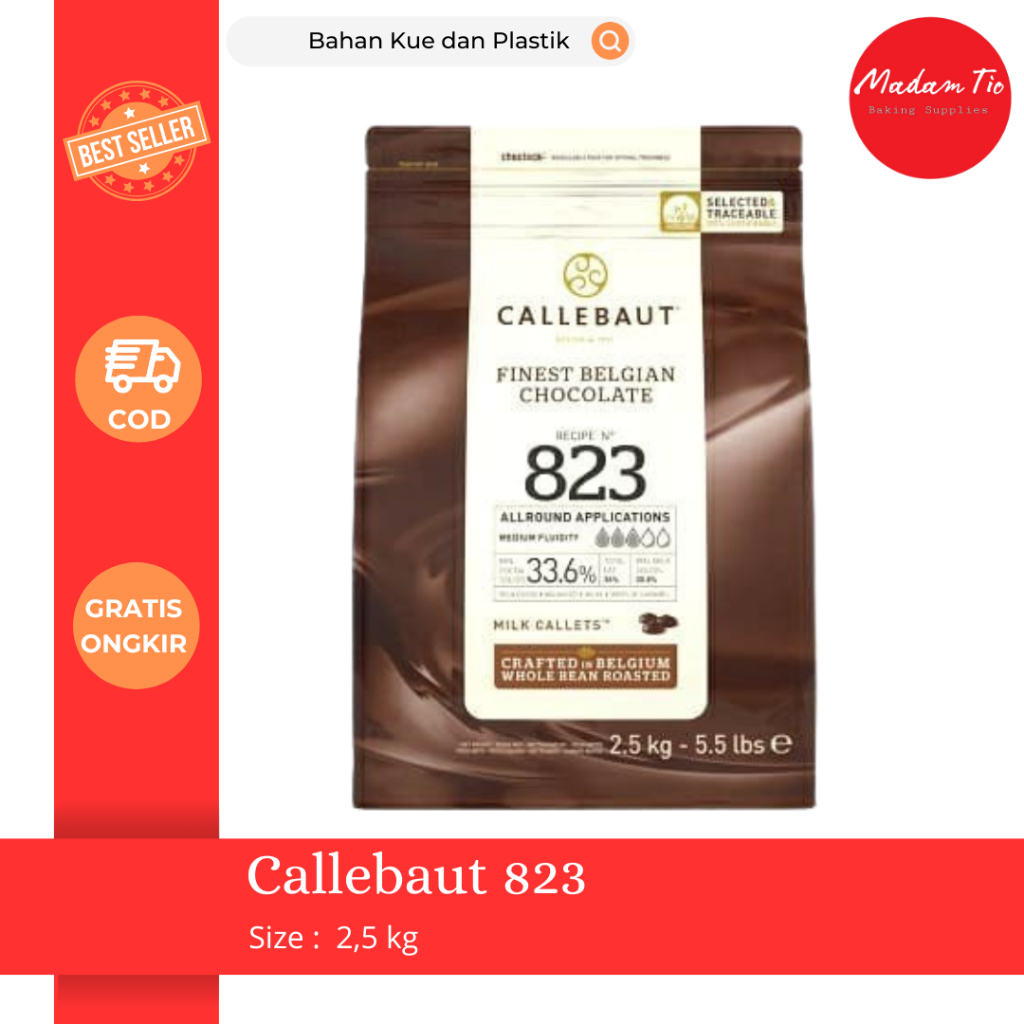 Jual Callebaut 823 2.5kg 1 Bag | Shopee Indonesia