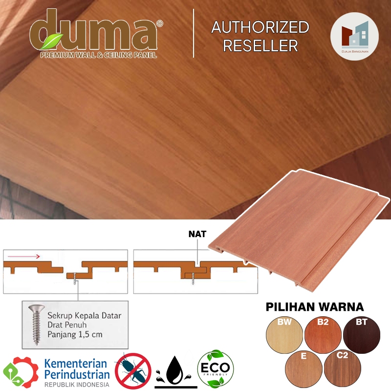 Jual WPC Single WALL (SW) 150 Wall Panel dinding indoor || DUMA ...
