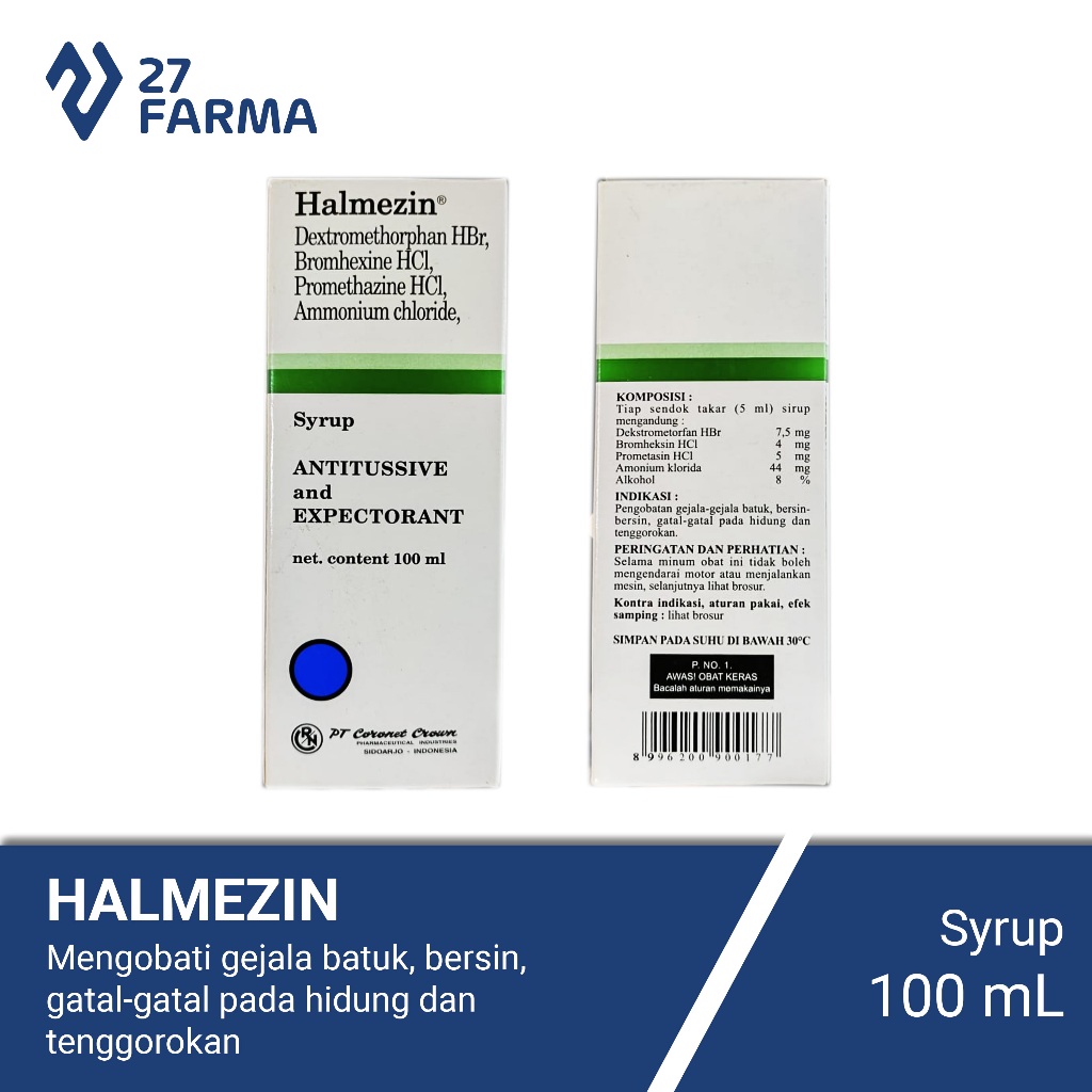 Jual Halmezin Sirup 100ml (per Botol) | Shopee Indonesia
