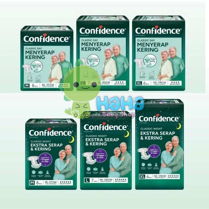 Jual CONFIDENCE ADULT DIAPERS CLASSIC DAY NIGHT M8 L7 XL6 POPOK DEWASA ...
