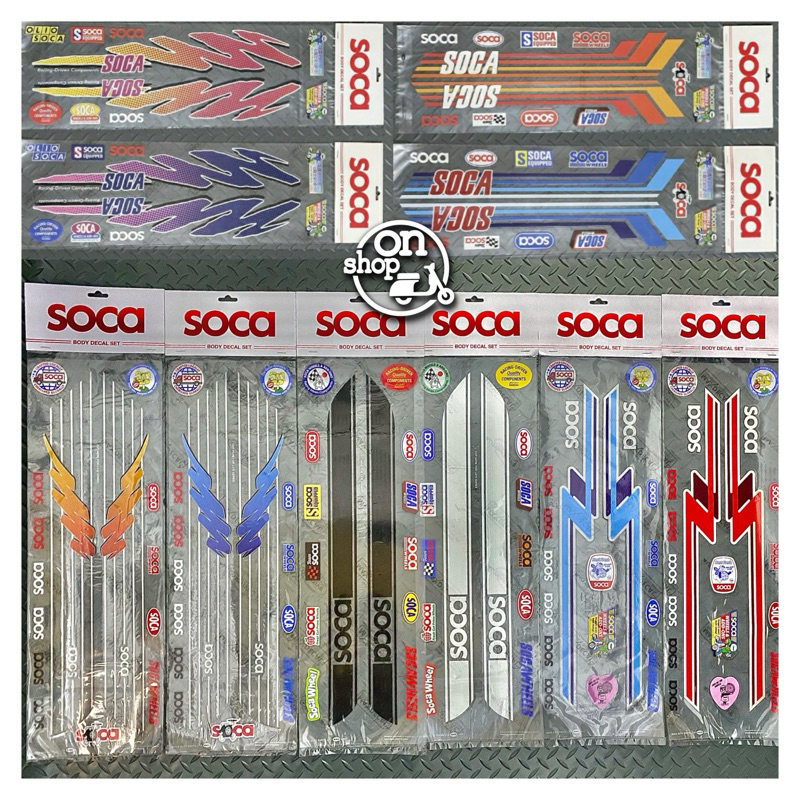 Jual Sticker SOCA Decal Set Vespa Sprint / Primavera / LX / S / GTS ...