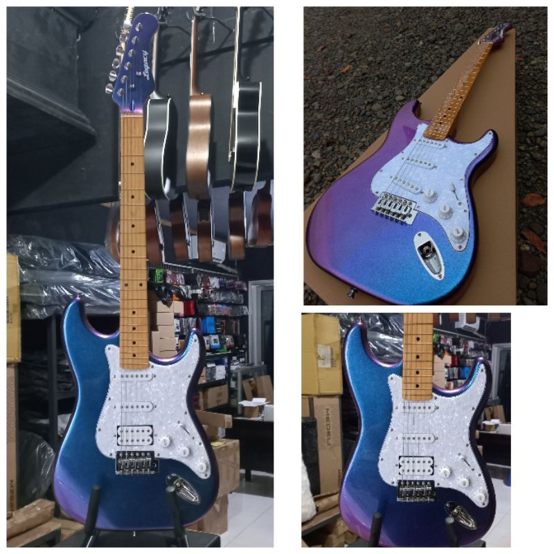 Jual GITAR ELEKTRIK LEGACY EG102 EG 100 CHAMELEON BLUE SE ORIGINAL ...