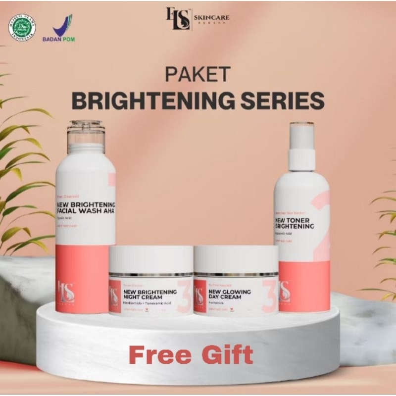 Jual LS SKINCARE PAKET GLOWING NEW BRIGHTENING SERIES ORIGINAL BPOM ...