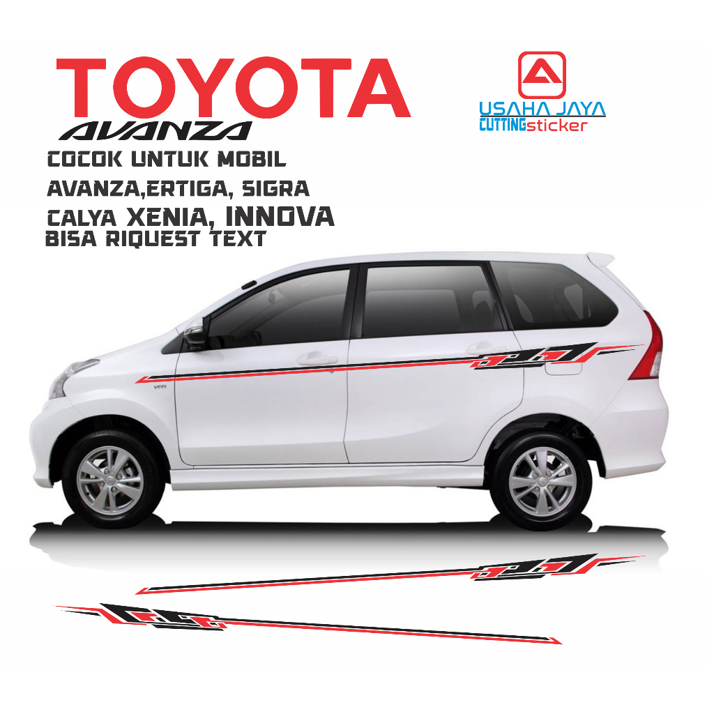 Jual STIKER MOBIL Sticker CAR Sticker List Body Car mobil Avanza Xenia ...