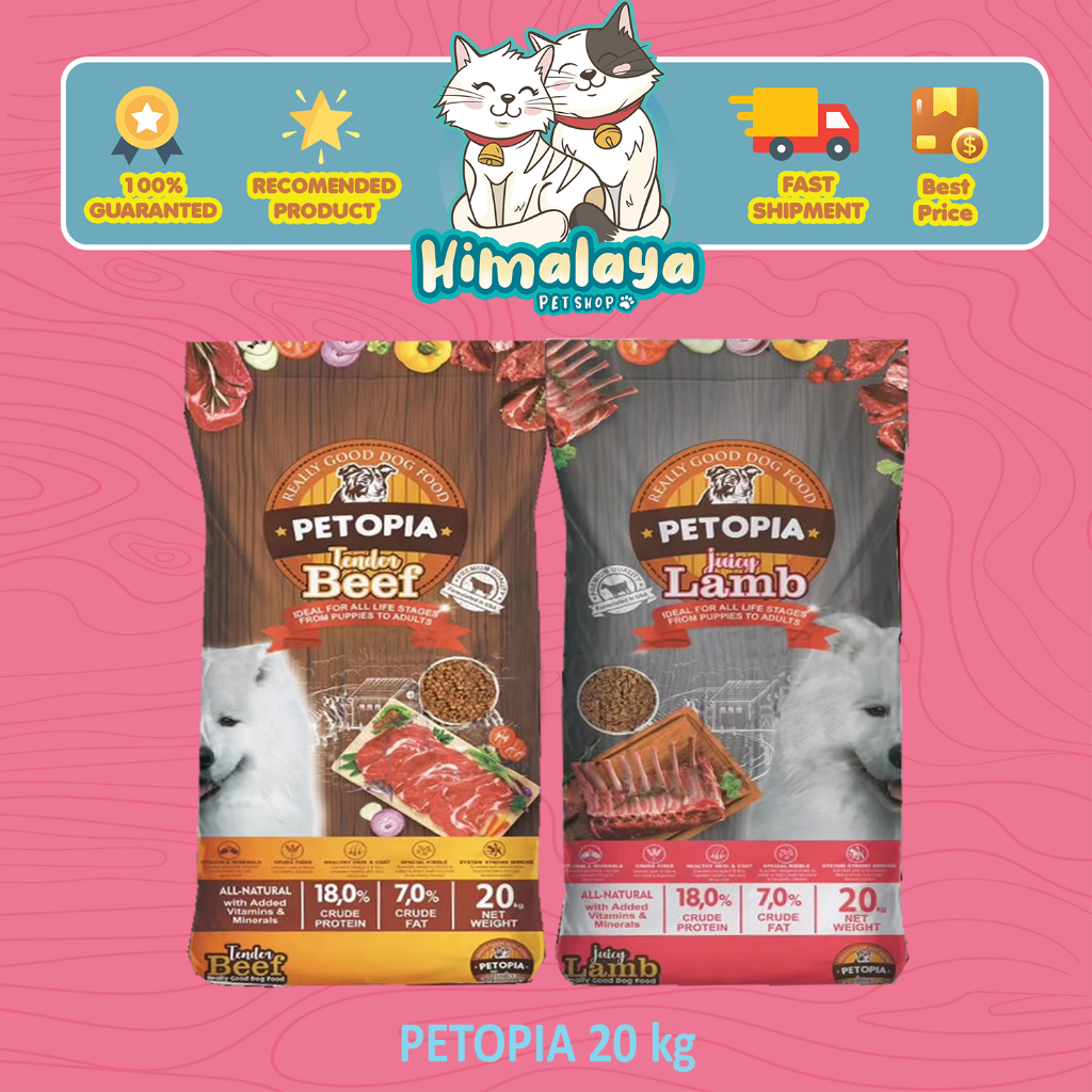 Jual Makanan Anjing Kering PETOPIA Dry 20 kg Dog Food Untuk Puppy Dan ...