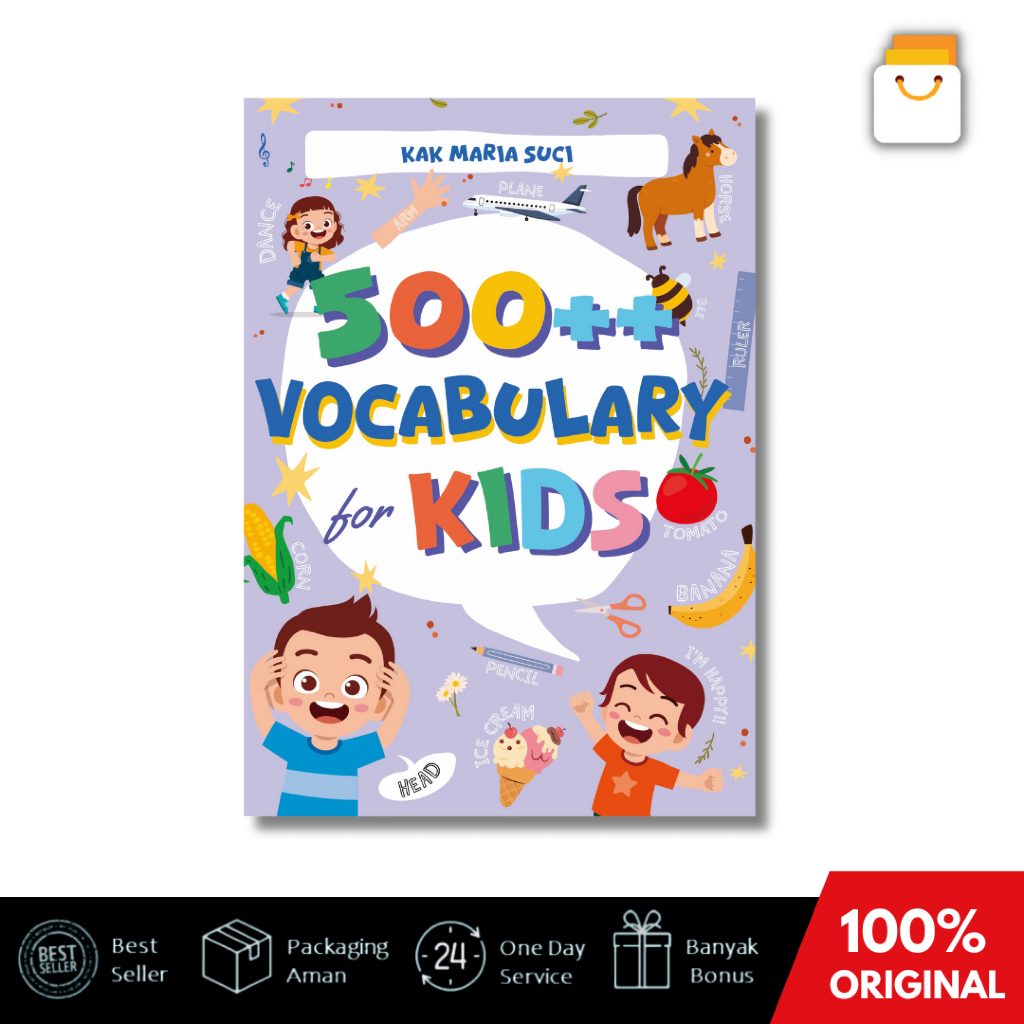 Jual Buku 500++ Vocabulary for Kids - Terang Sejati | Shopee Indonesia