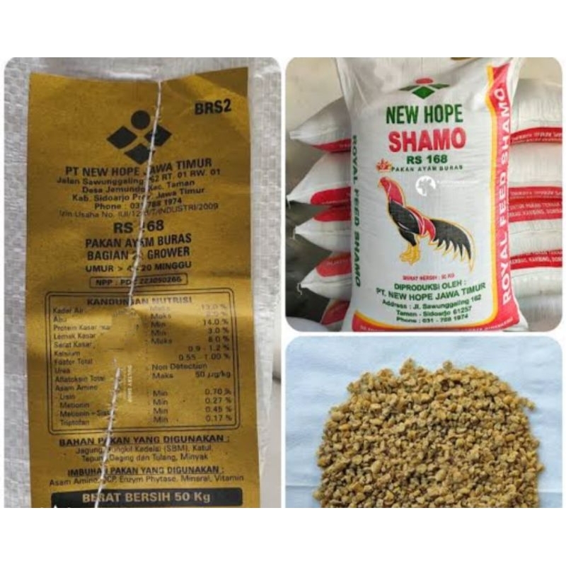Jual NEW HOPE PUR AYAM SHAMO MURAH PAKAN UNGGAS 1 kg | Shopee Indonesia