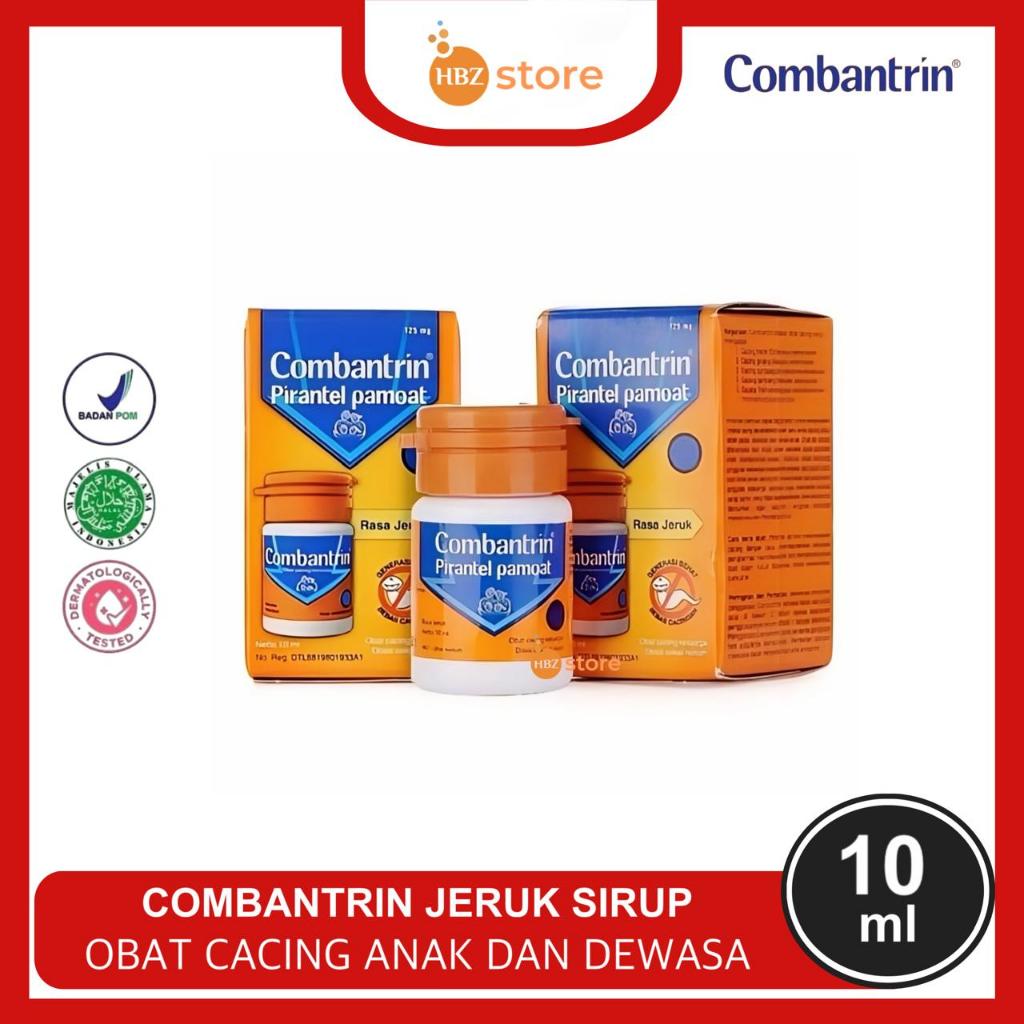 Jual Combantrin Syrup Pirantel Pamoat 10ml - Obat Cacing Untuk Anak dan ...