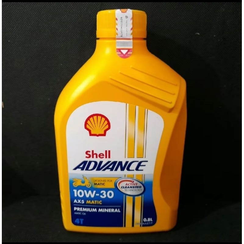 Jual OLI SHELL ADVANCE AX5 MATIC 10W-30 0.8L ASLI ORIGINAL SHELL ...