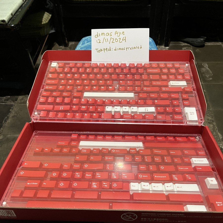 Jual Keycaps WS Basic Red PBT Doubleshot by Wuque Studio | Shopee Indonesia
