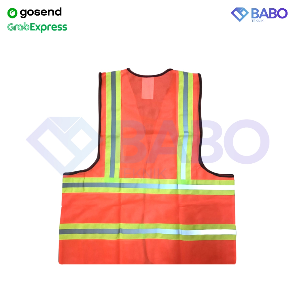 Jual Rompi Polyester / Safety Vest / Rompi Proyek 4 Line Kombinasi ...