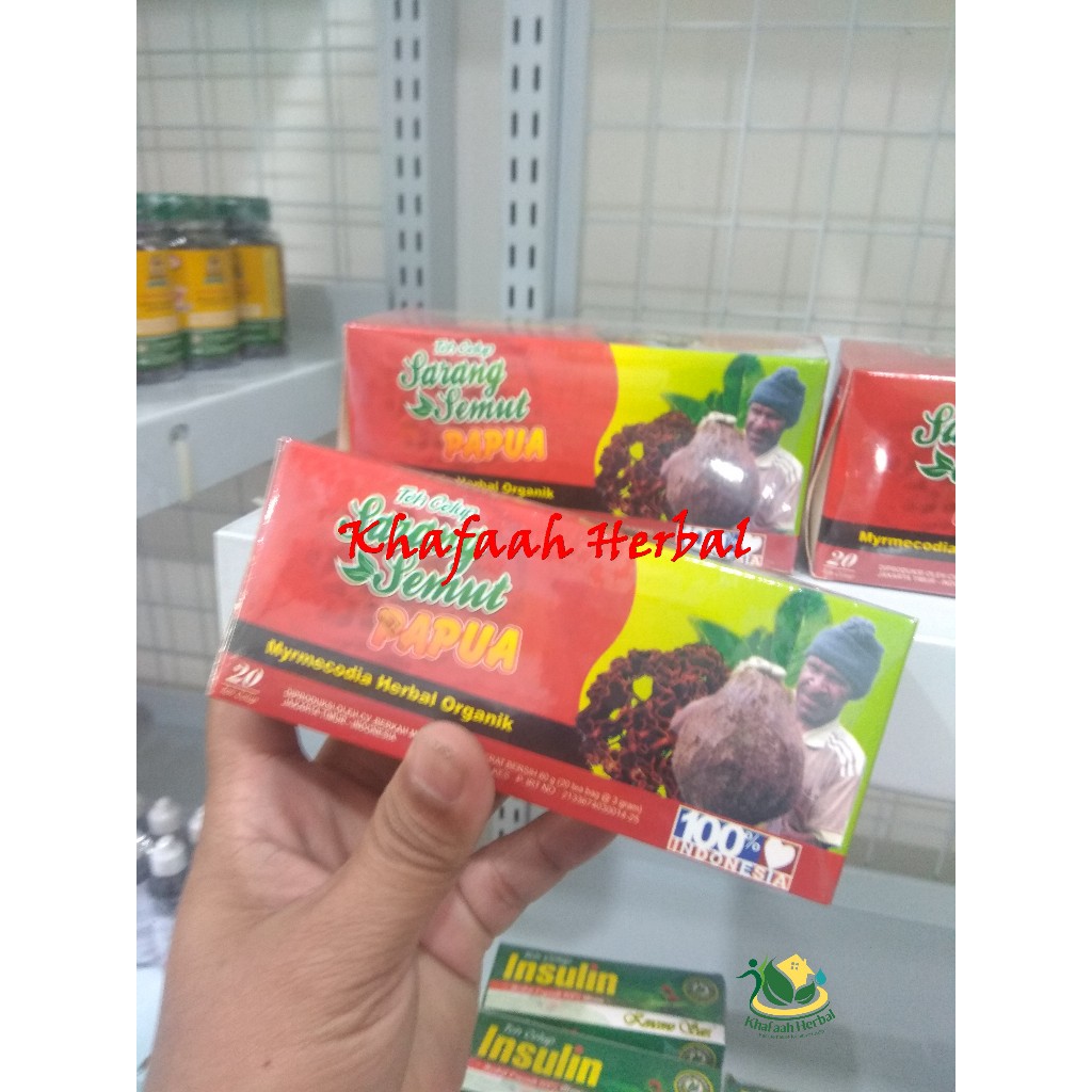 Jual Teh Celup Sarang Semut Papua Kencono Sari 100% Original | Shopee ...