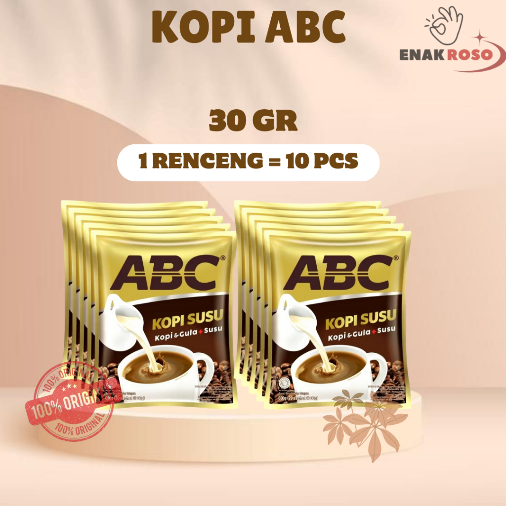 Jual ABC Kopi Susu - Coffee Susu 30gr - 5 Sachet & 10 Sachet | Shopee ...