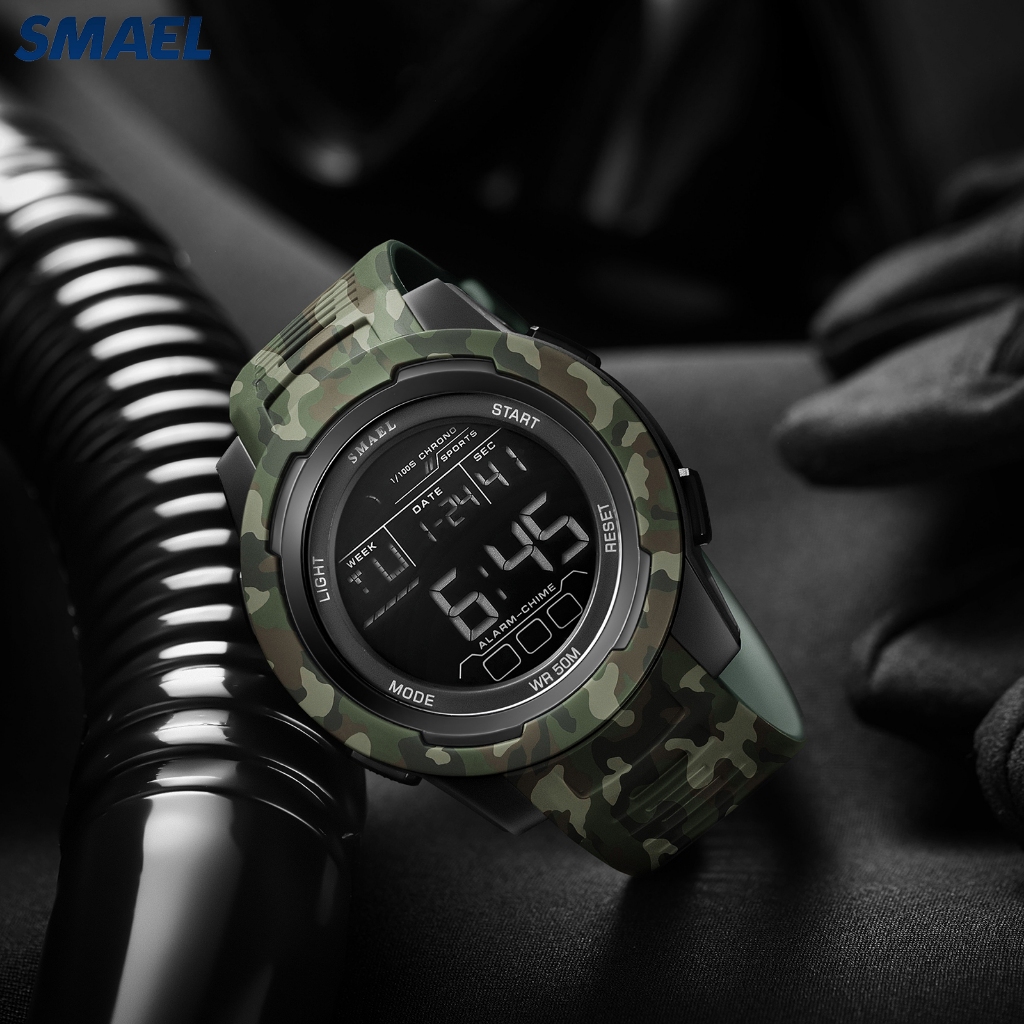 Jual SMAEL 8105 MC Jam tangan pria itu memiliki piringan malam yang ...