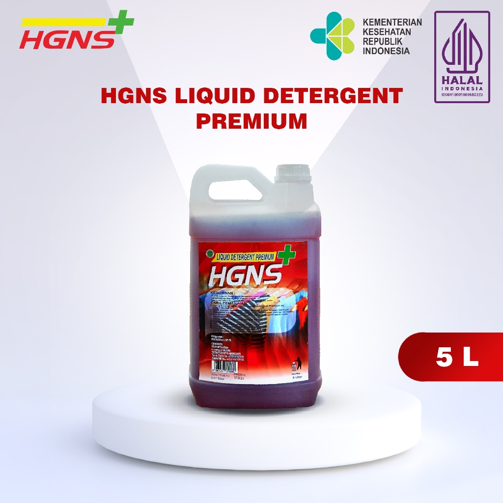 Jual HGNS Liquid Detergent Premium 5 Liter / Detergent Laundry / sabun ...