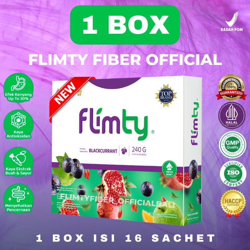 Jual Terbaru Flimty Fiber Original Official Shop | Diet Detox ...