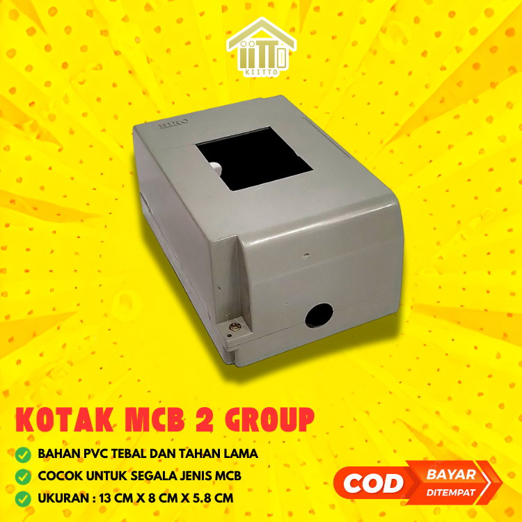 Jual BOX MCB 2 PHASE POLE LUBANG / KOTAK BOX MCB 2 GROUP 2 GRUP 1GRUP 2 ...