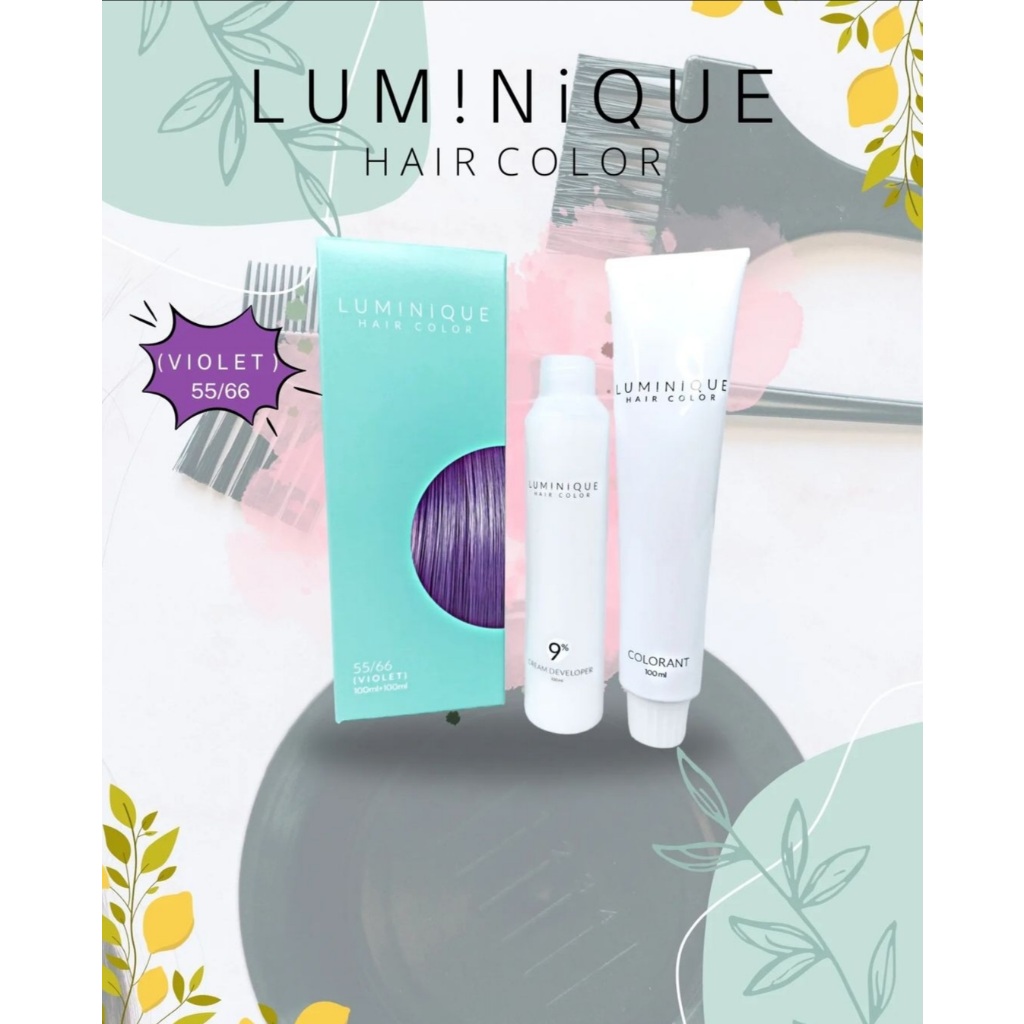 Jual Luminique Hair Color 55/66 Violetcat warna Sale Kemasan Lama 14/12 ...