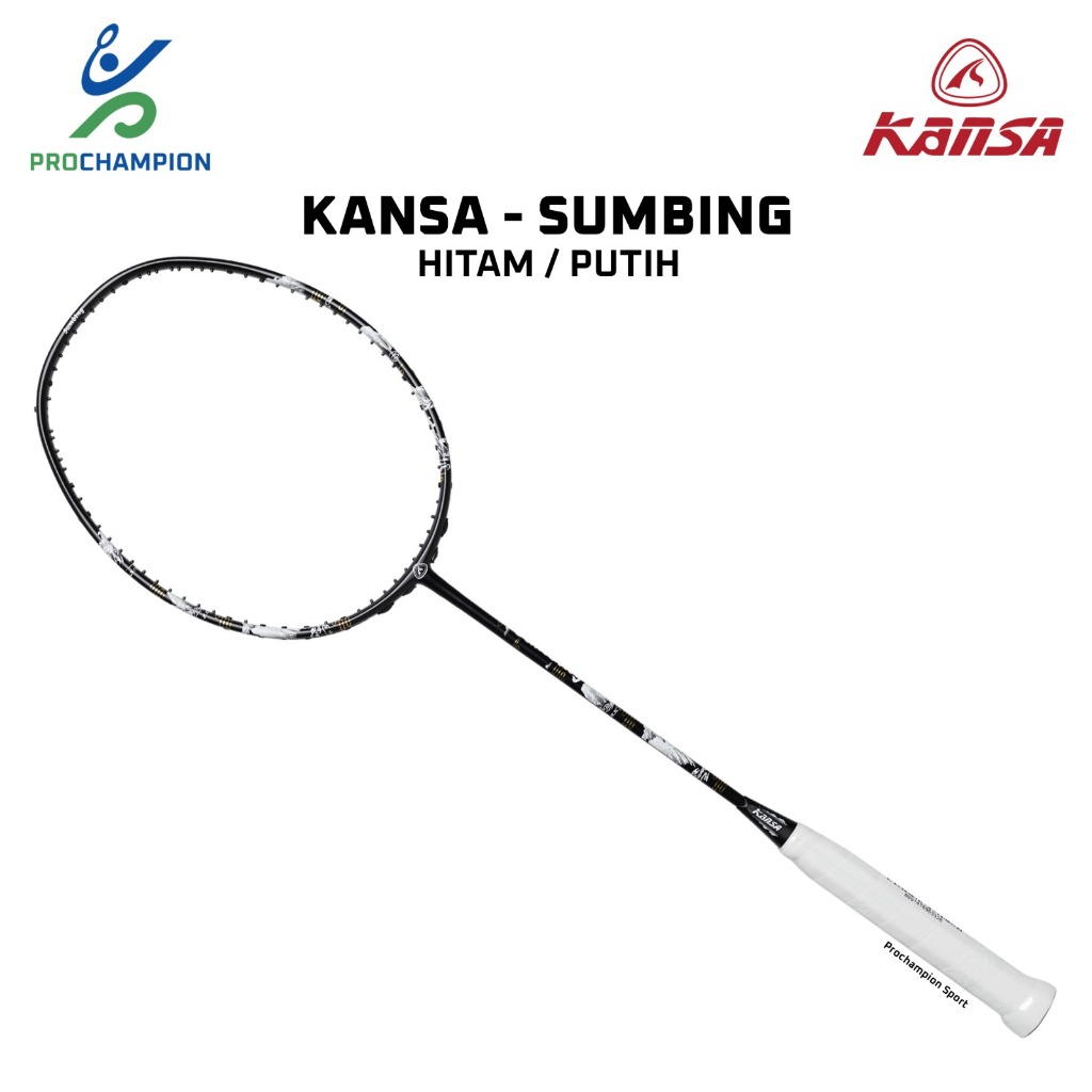 Jual Raket Badminton Kansa SUMBING Mountain Series SUMBING Hitam Putih ...