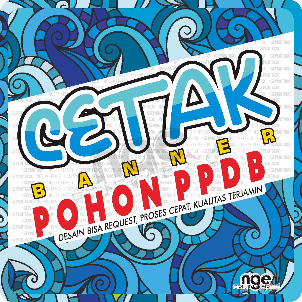 Jual CETAK FREE DESIGN banner pohon rontek/ppdb/cepat/custom/ | Shopee ...