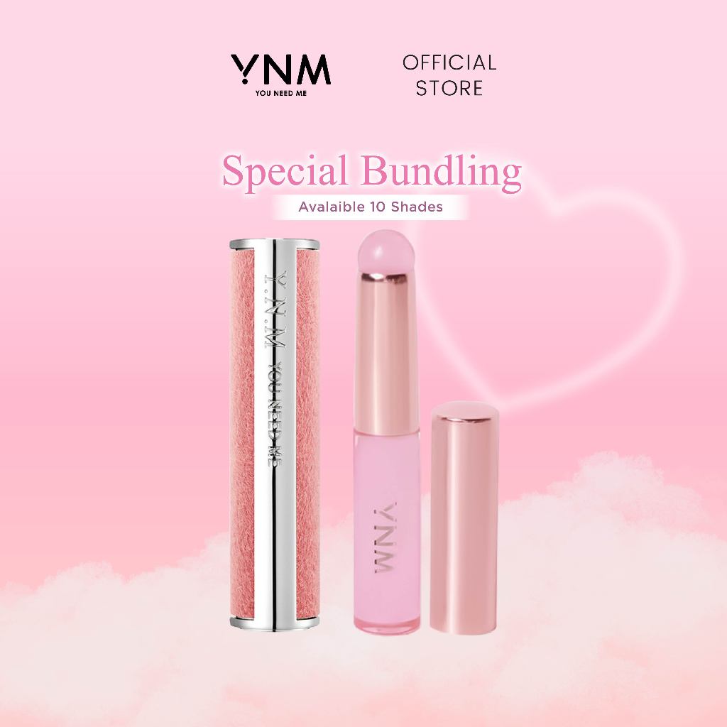 Jual Special Bundling YNM Candy Gloss Balm + Silicon Lip Brush | Shopee Indonesia