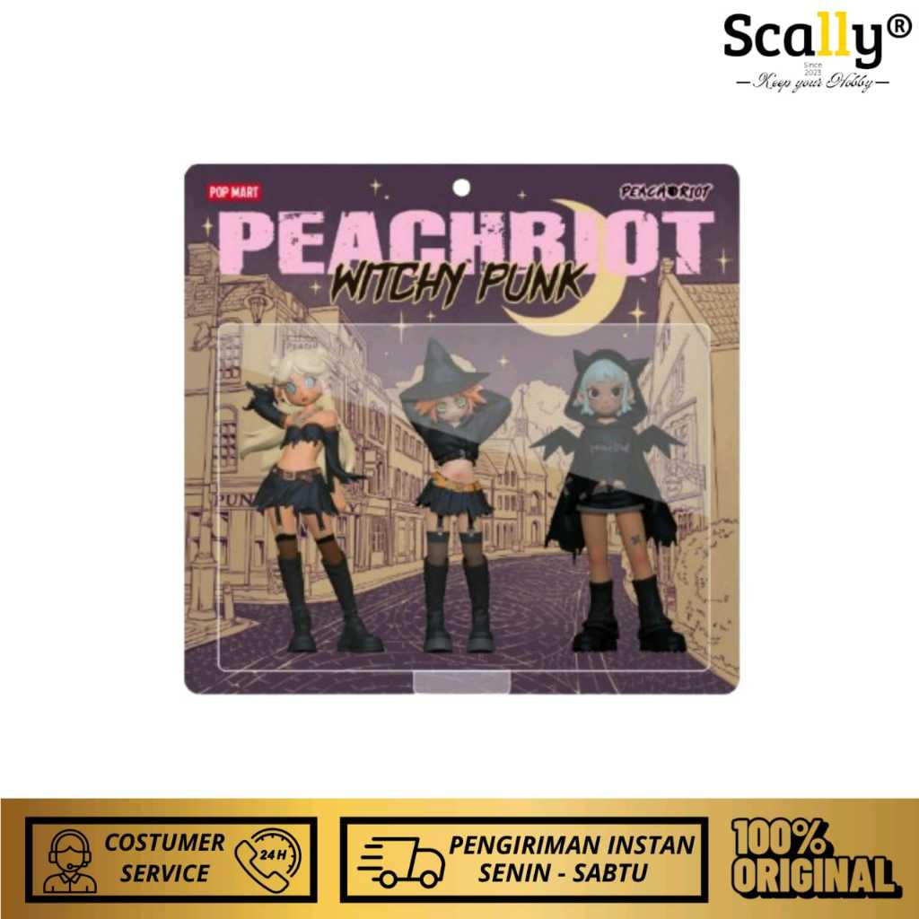 Jual Pop Mart Peach Riot Witchy Punk Figures - Original POP MART ...