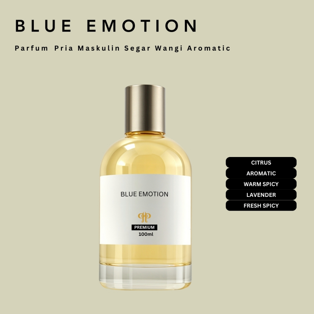 Jual Pure Perfume Blue Emotion, Parfum Pria Maskulin & Segar Wangi ...