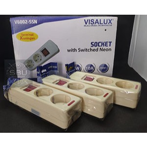 Jual VISALUX STOP KONTAK SWITCH 2LB 10A 2WAY V6002 | Shopee Indonesia