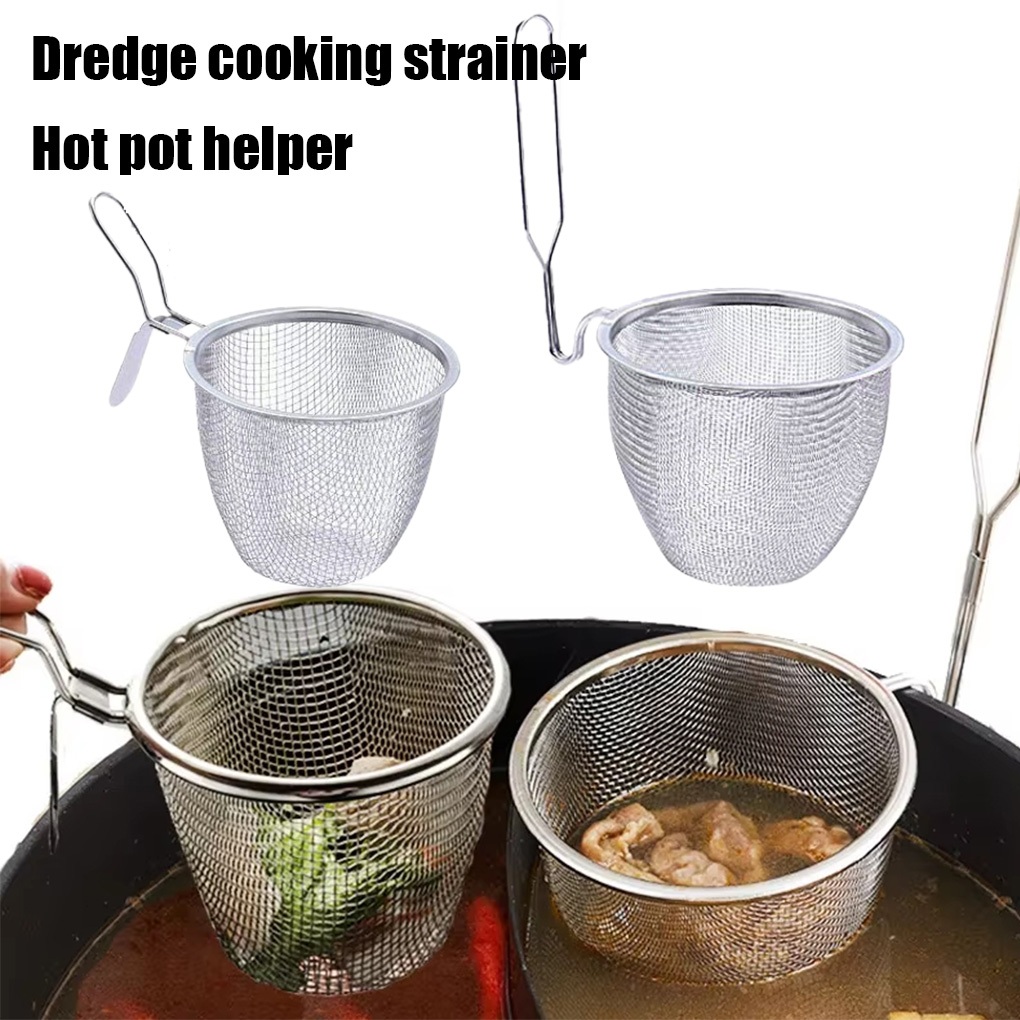 Jual 1pc Saringan mie rebus strainer stainless saringan makanan sendok ...